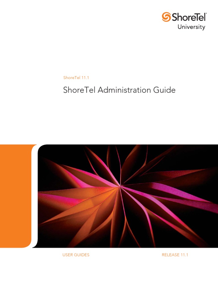 Shoretel 11.1 Admin Guide | PDF | United States Patent And Trademark ...
