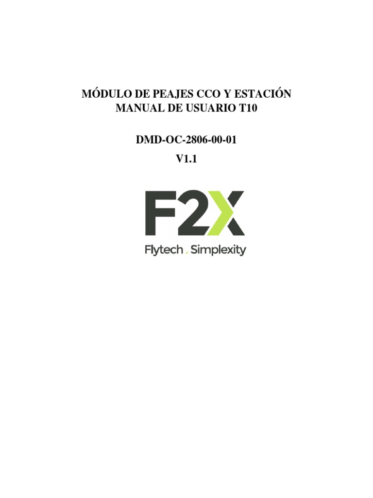 Manual CCO-Estacion Final V1.2 PDF | PDF | Informática | Informática y tecnología de la información