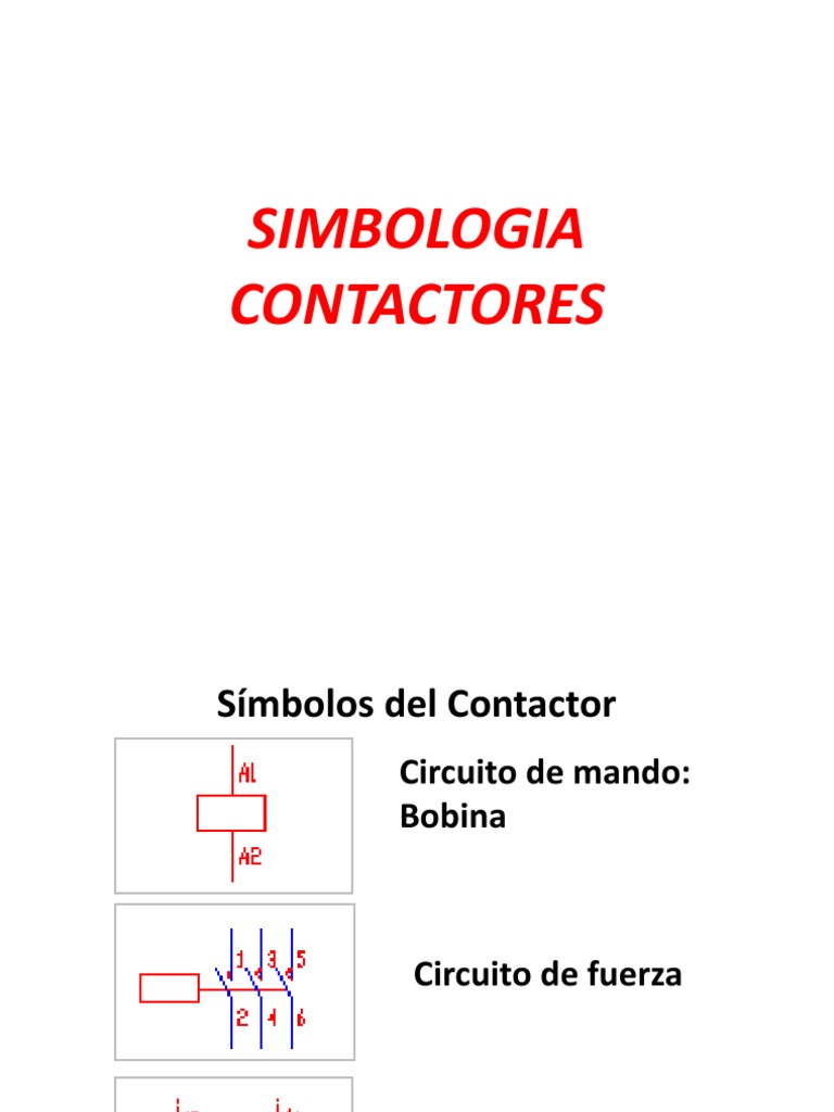 Simbologia Contactores | PDF
