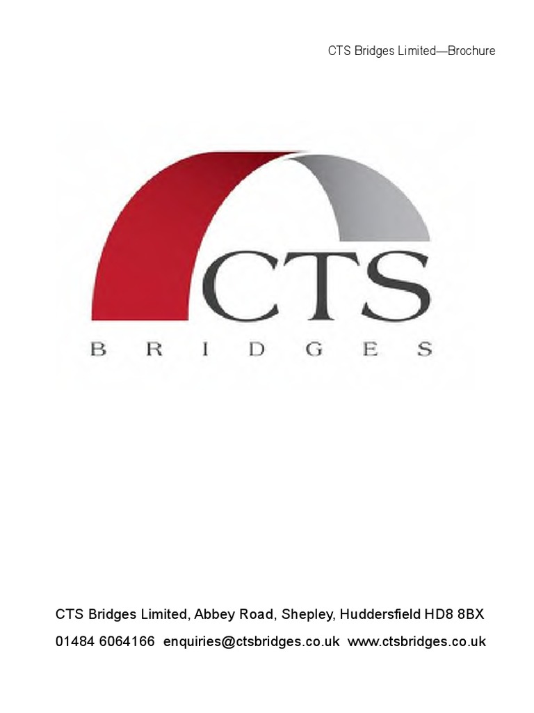 CTS Bridges - Brochure | PDF | Fibre Reinforced Plastic | Bridge