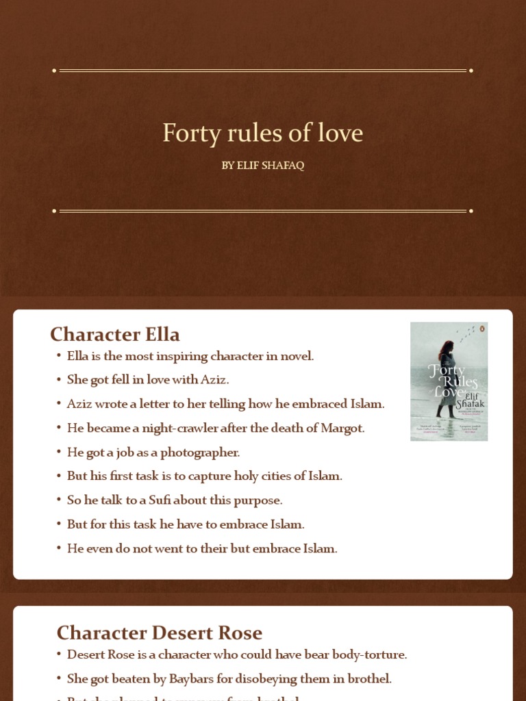 Forty Rules of Love | PDF