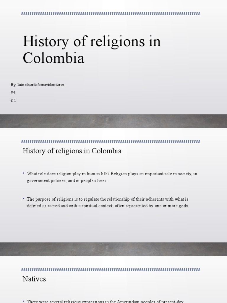 History of Religions in Colombia | PDF | Protestantism | Colombia