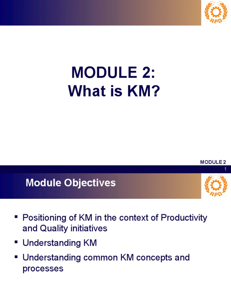 What Is KM?: APO Workshop On Implementing KM | PDF | Knowledge Management | Tacit Knowledge