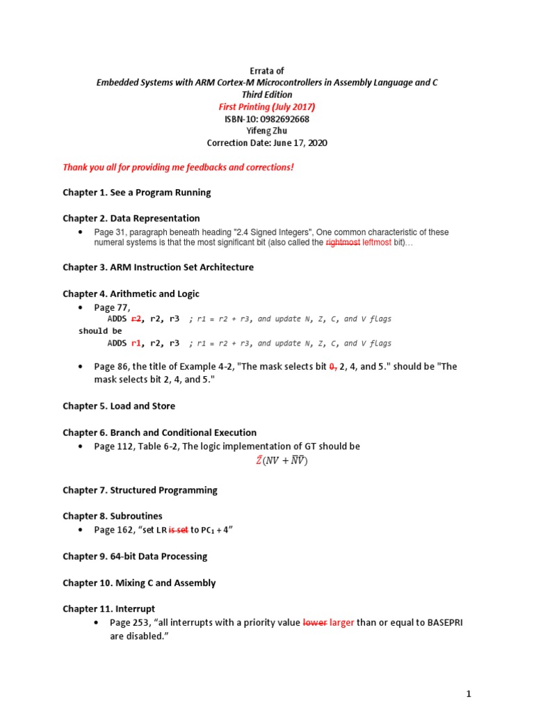 Embedded Systems With ARM Cortex-M Microcontrollers in Assembly ...