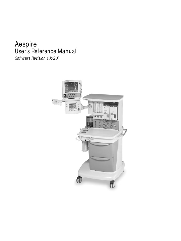 Manual de Referencia - Aespire | PDF | Breathing | Equipment