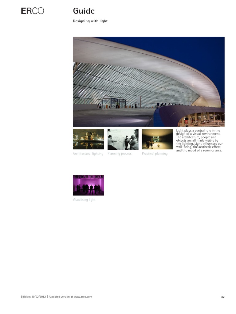 Erco Guide 2 Designing Light en | PDF | Lighting | Reflection (Physics)