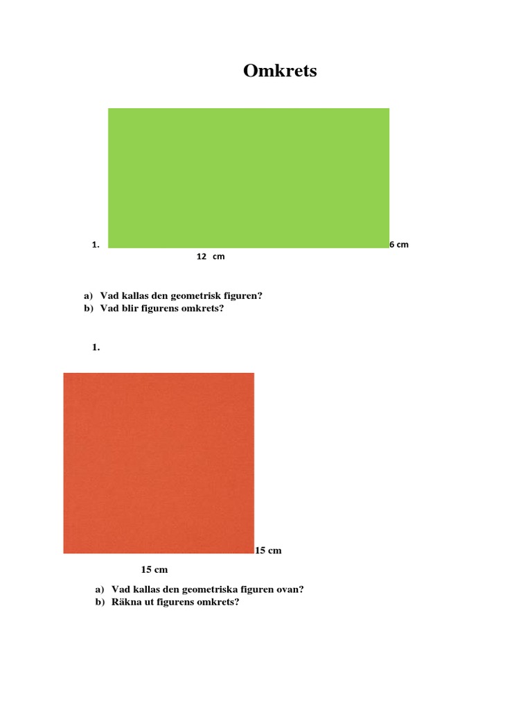 Omkrets | PDF