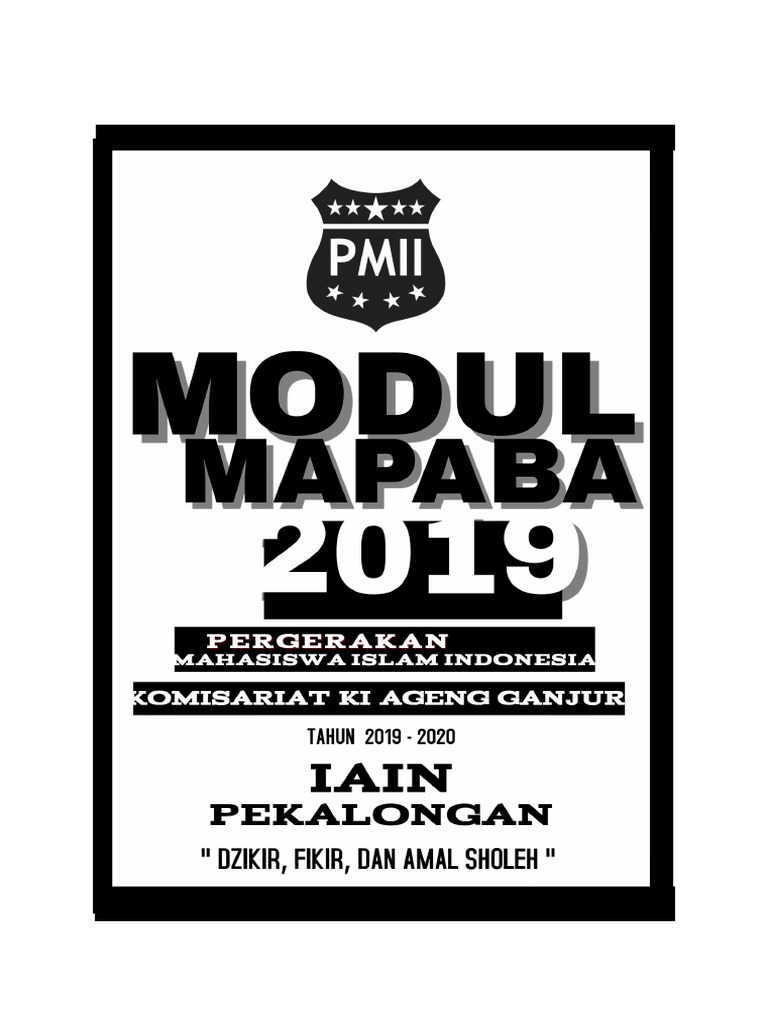 Modul MAPABA 2019 PDF | PDF | Ilmu Sosial | Filsafat