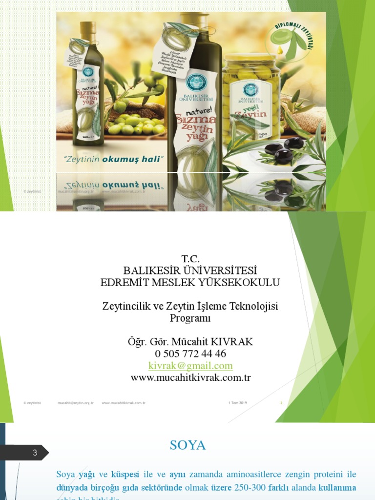 Zeytinyagi Uretim Teknolojisi 5 Soya Yagi | PDF
