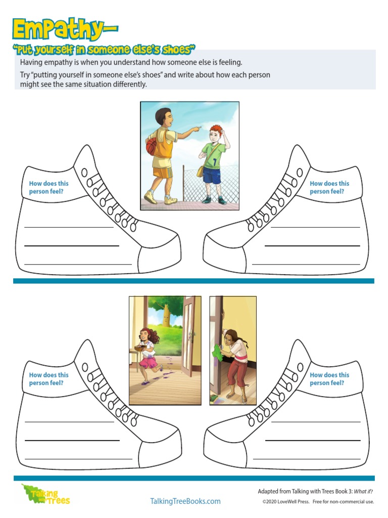 Sel Worksheet Empathy Shoes | PDF | Self-Improvement