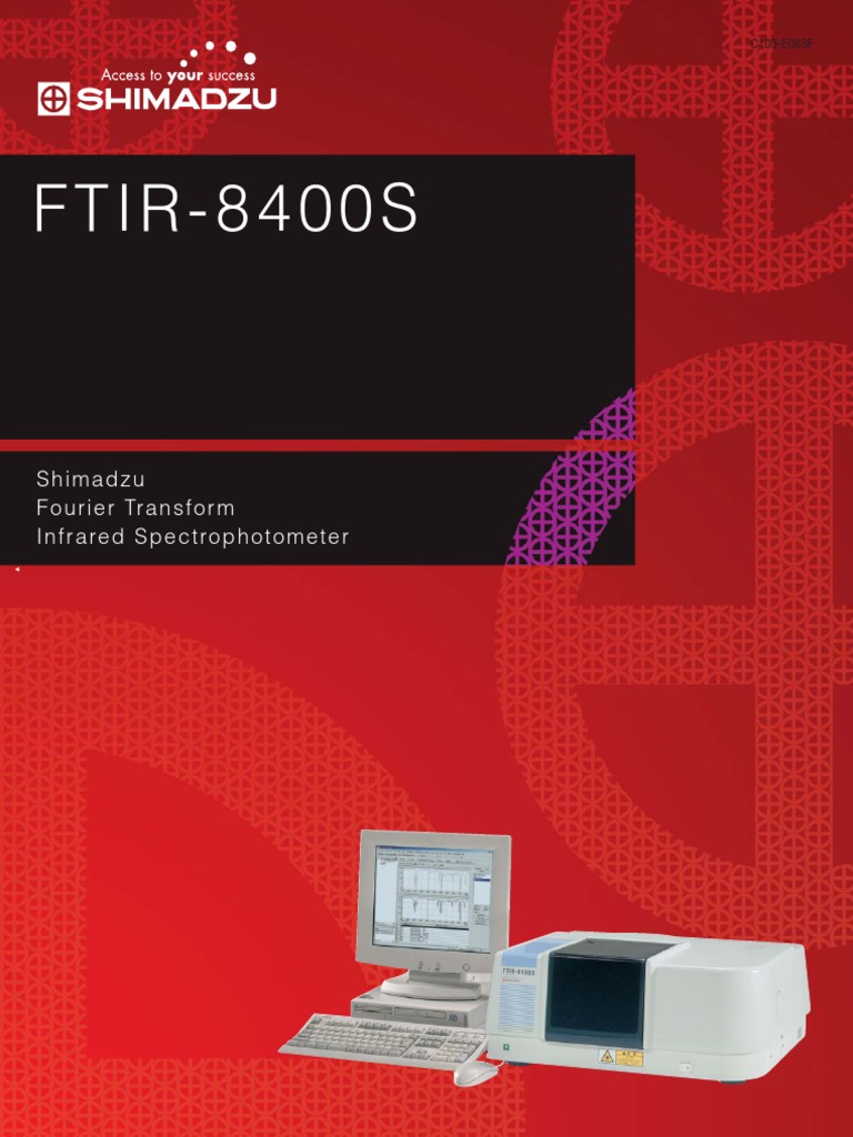 Shimadzu FTIR 8400s Manual | PDF | Interferometry | Personal Computers