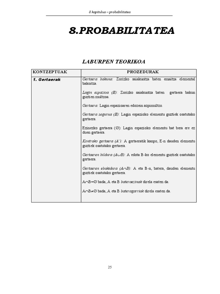 8 Probabilitatea | PDF