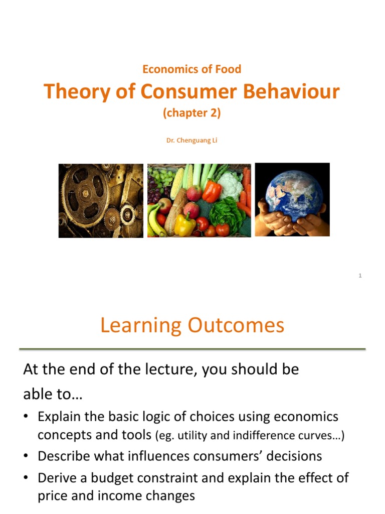 Consumer Behavior in Food Economics | PDF | Utility | Marginal Utility