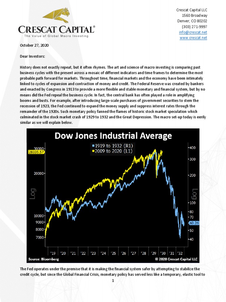 Crescat Capital Q3 2020 Letter | PDF | Hedge Fund | Federal Reserve