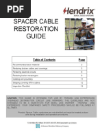 Hendrix Spacer Cable Installation Guide | PDF | Insulator (Electricity ...