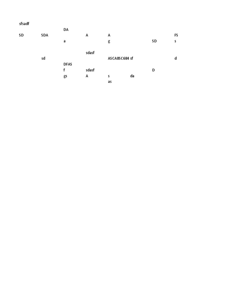 Sfsadf DA SD SDA A A FS A G SD S Sdasf SD ASCA8SC684 SF D Dfas F Sdasf ...