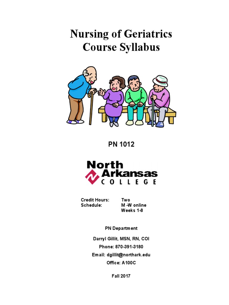 Geriatric Nursing Course Syllabus PN 1012 | PDF | Critical Thinking ...