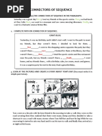 Sequence Connectors Worksheet | PDF