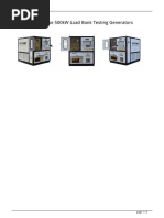 Standard Load Bank Testing Procedure | PDF | Electrical Equipment ...