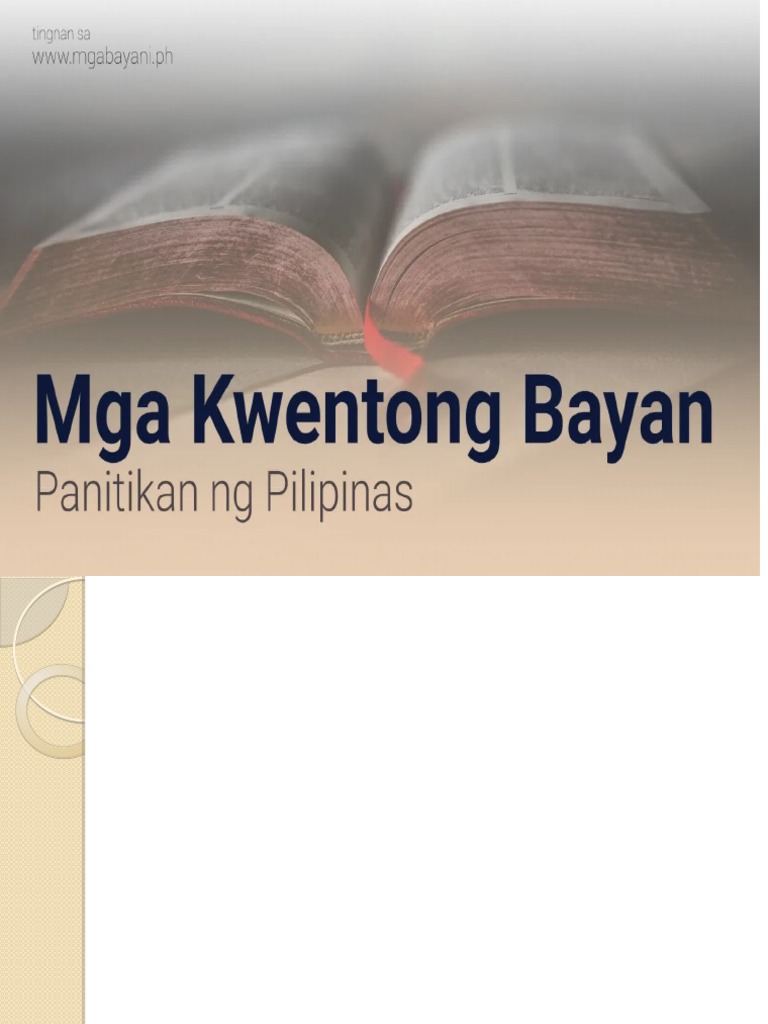 Kwentong Bayan - Filipino Vii-2020 | PDF