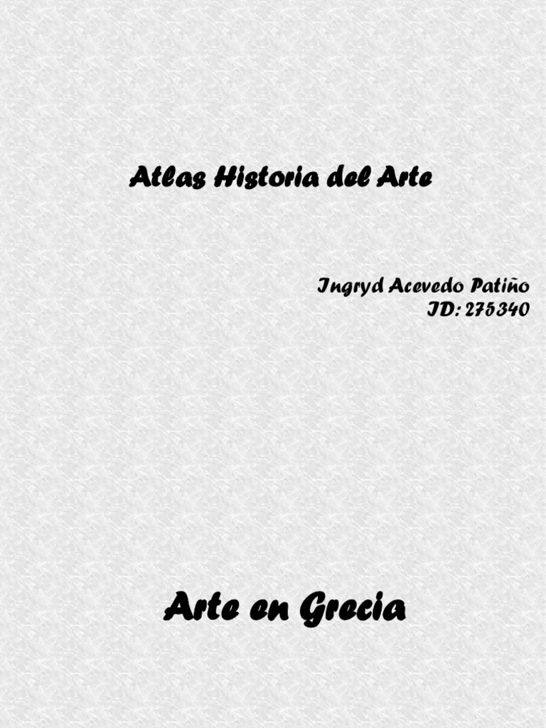 Diapositivas Atlas Del Arte | PDF | Religión Griega Antigua | Mitología griega