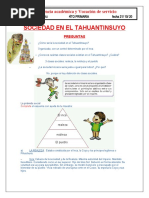 Ficha de Etapas de La Historia Del Peru para Segundo de Primaria PDF | PDF