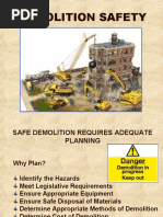 Demolition Procedure | PDF | Demolition | Occupational Safety And Health