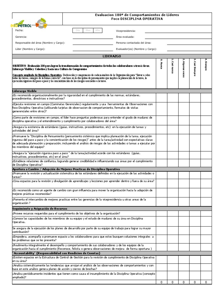 Formato Disciplina Operativa 08-10-20 | PDF | Disciplinas | Planificación