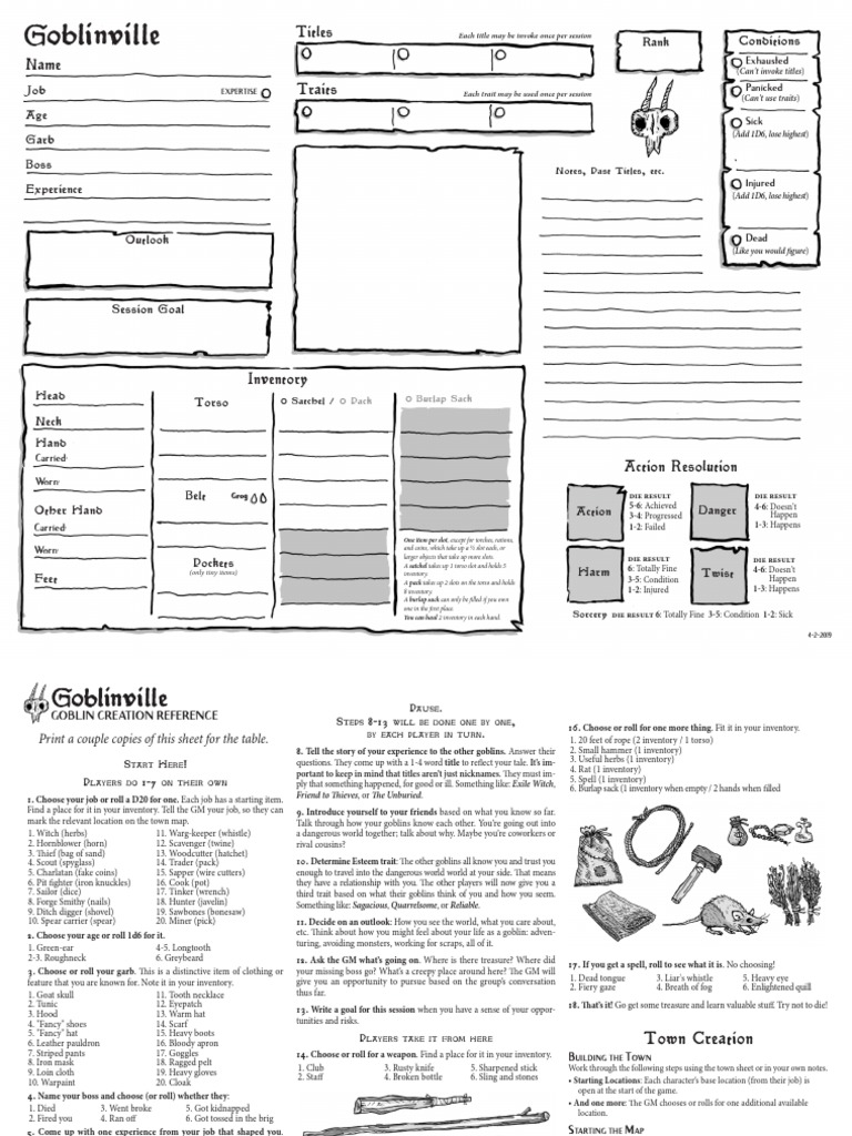 Goblin Adventure Setup Guide | PDF
