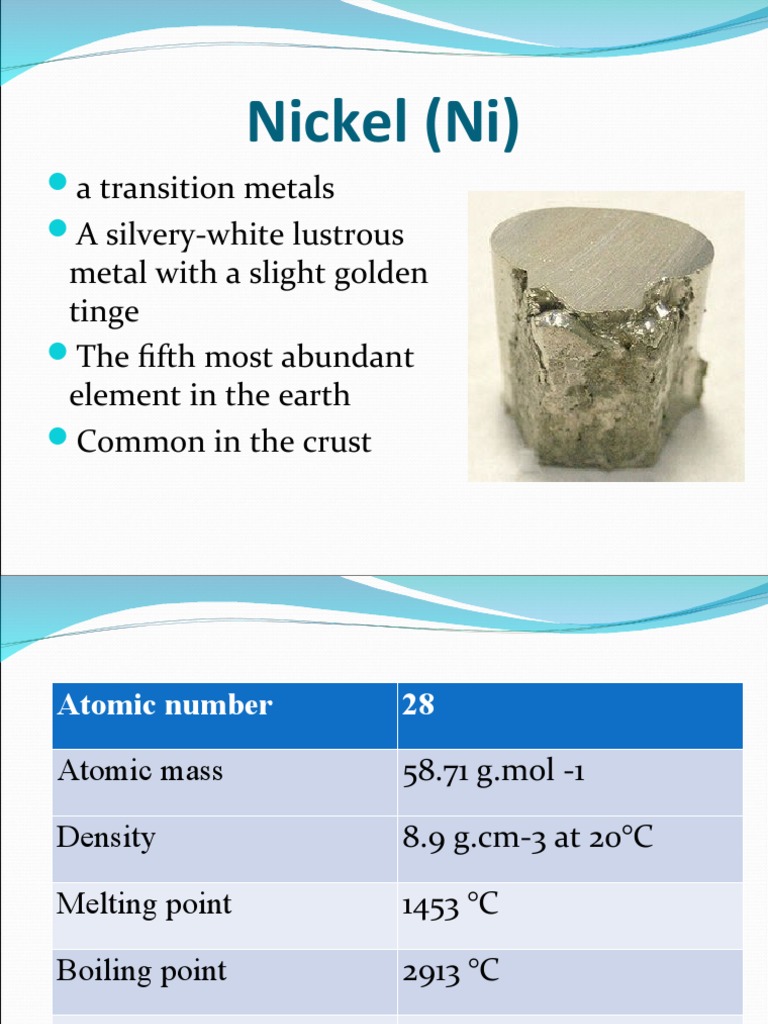 Nickel | PDF | Nickel | Cobalt