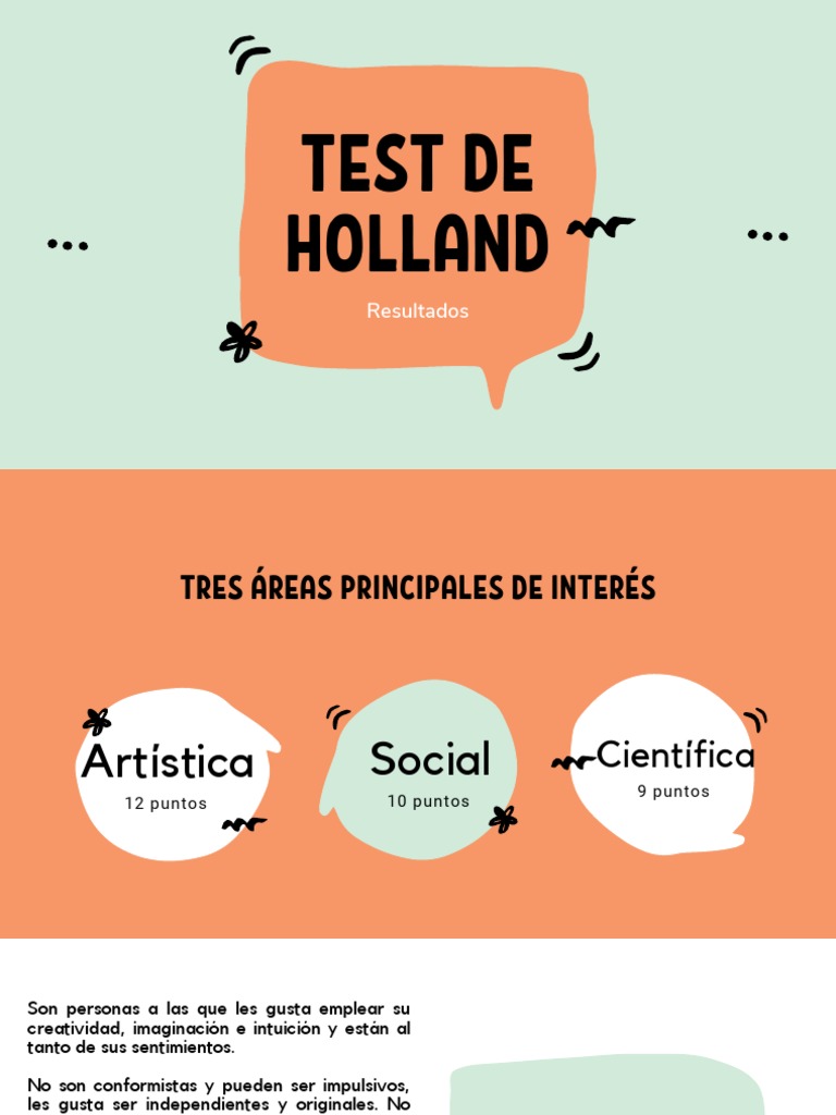 Test de Holland PDF | PDF