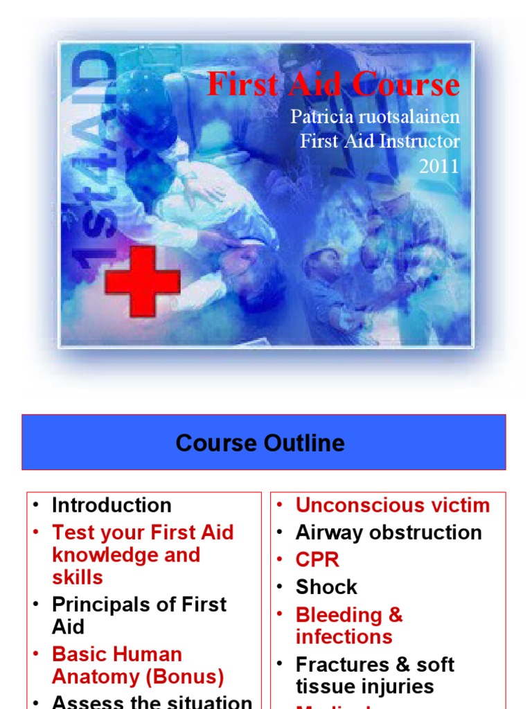 First Aid Course 2006 Siw Sandell First Aid Instructor | PDF | First ...