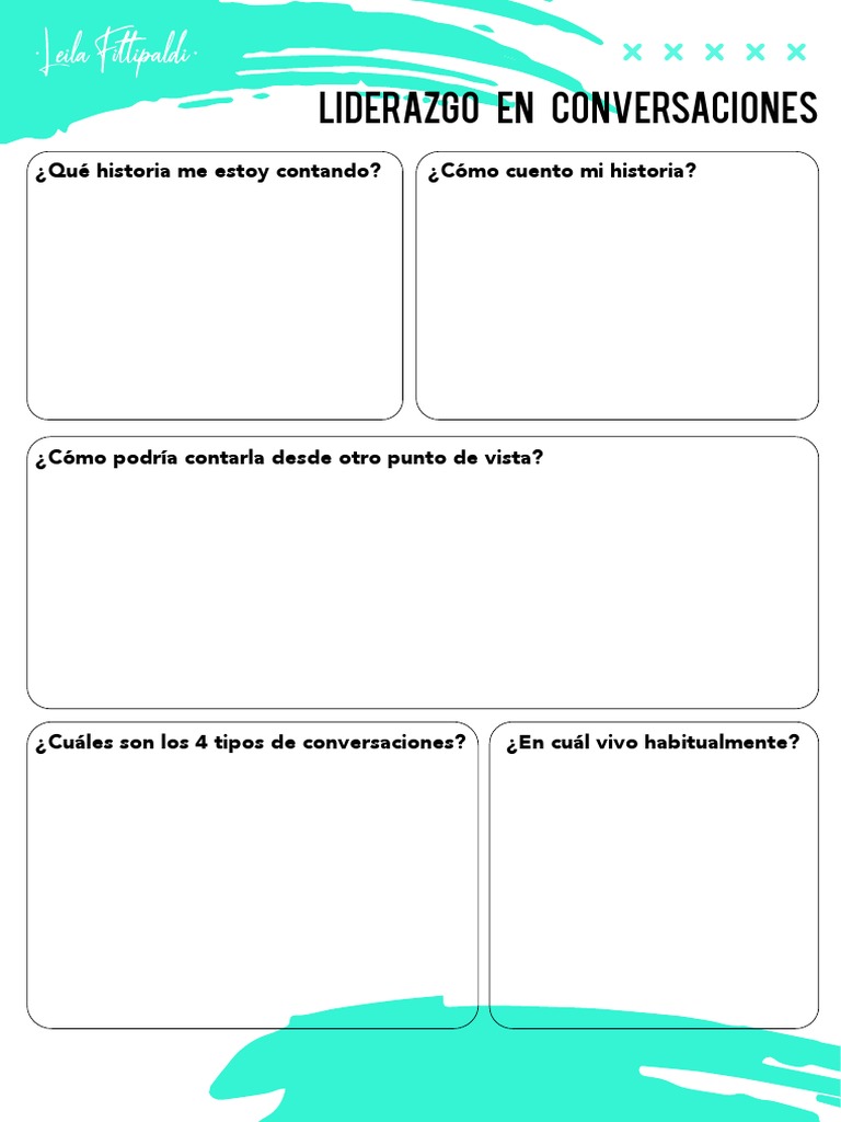 Ejercicio CONVERSACIONES PDF | PDF