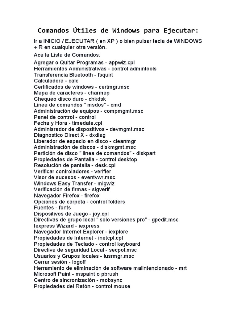 Listado De 140 Comandos Para Ejecutar En Windows PowerShell Para