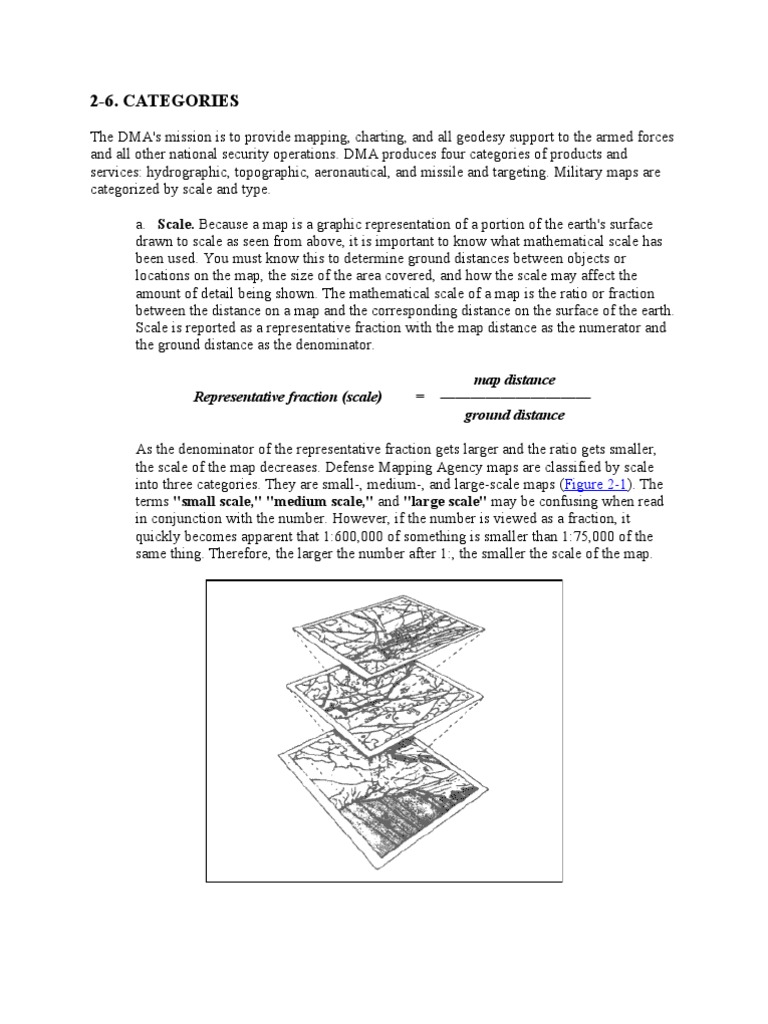 2-6. Categories: Representative Fraction (Scale) Map Distance Ground ...