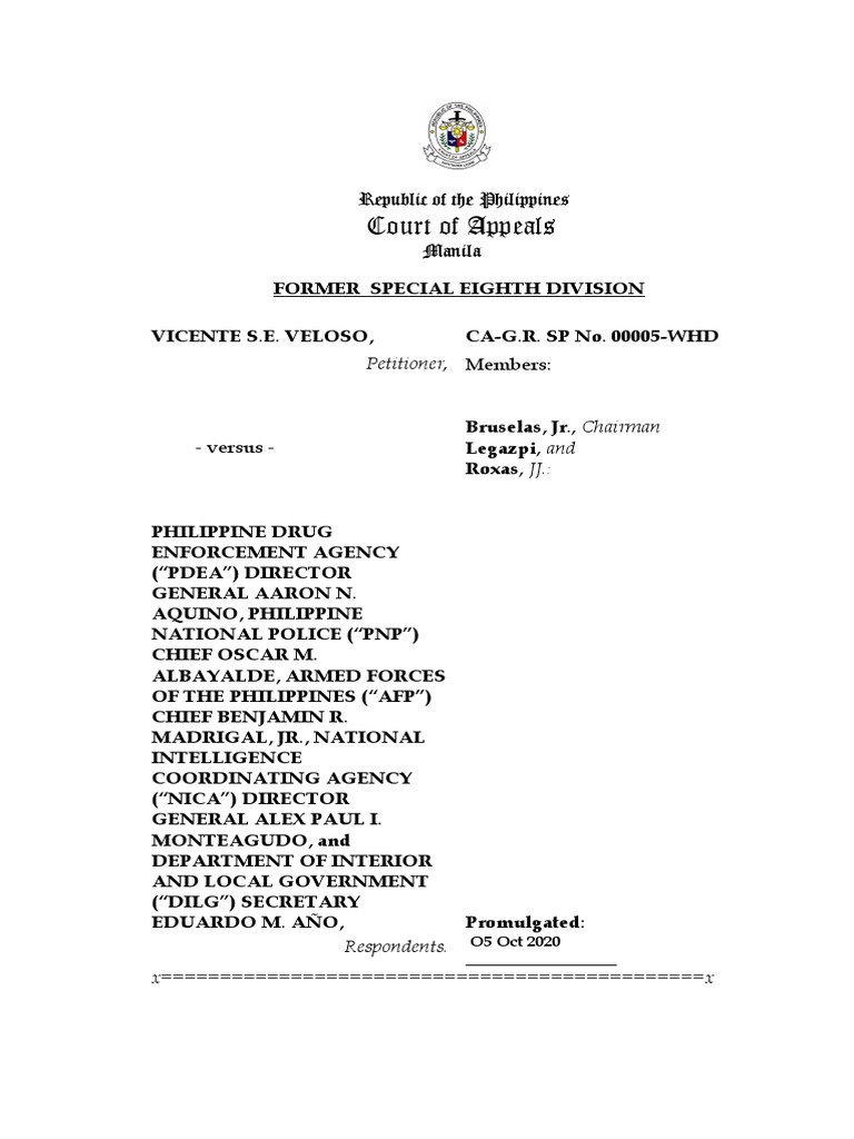 Habeas Data Sample | PDF | Habeas Corpus | Privacy