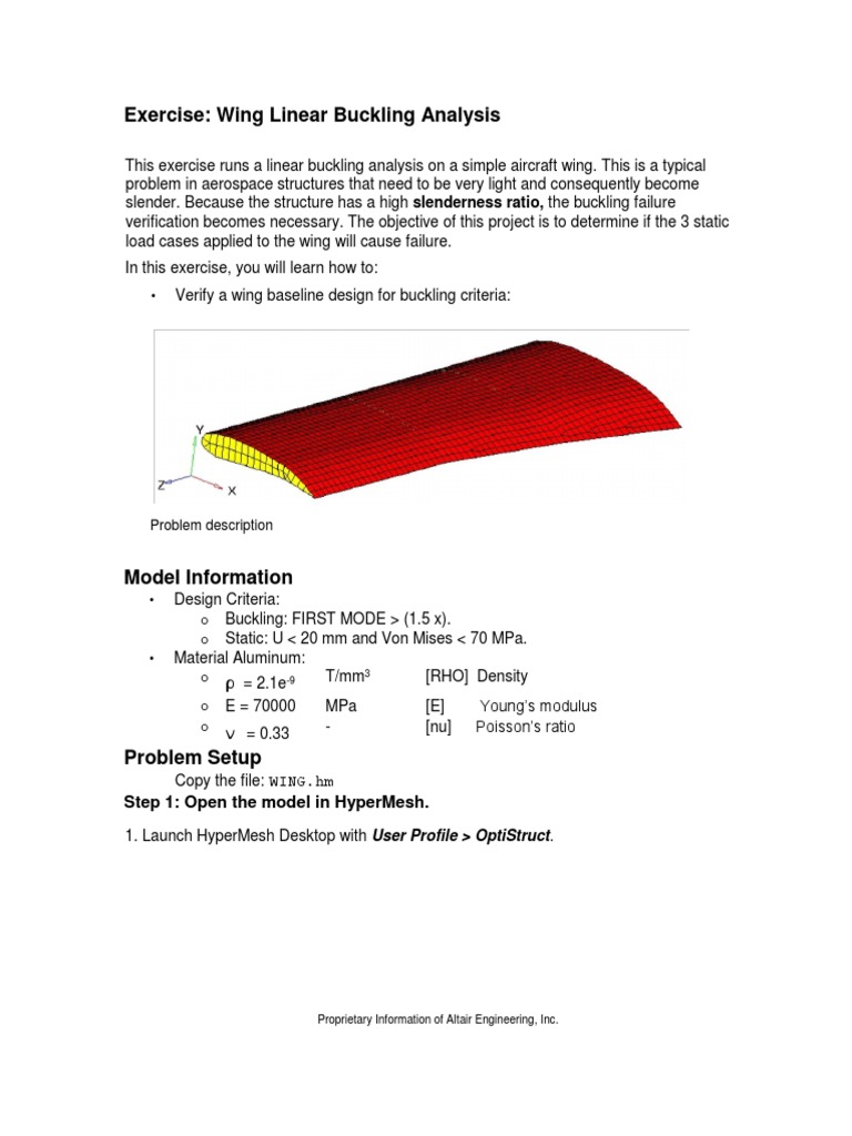 Exercise 3a PDF | PDF | Buckling | Young's Modulus