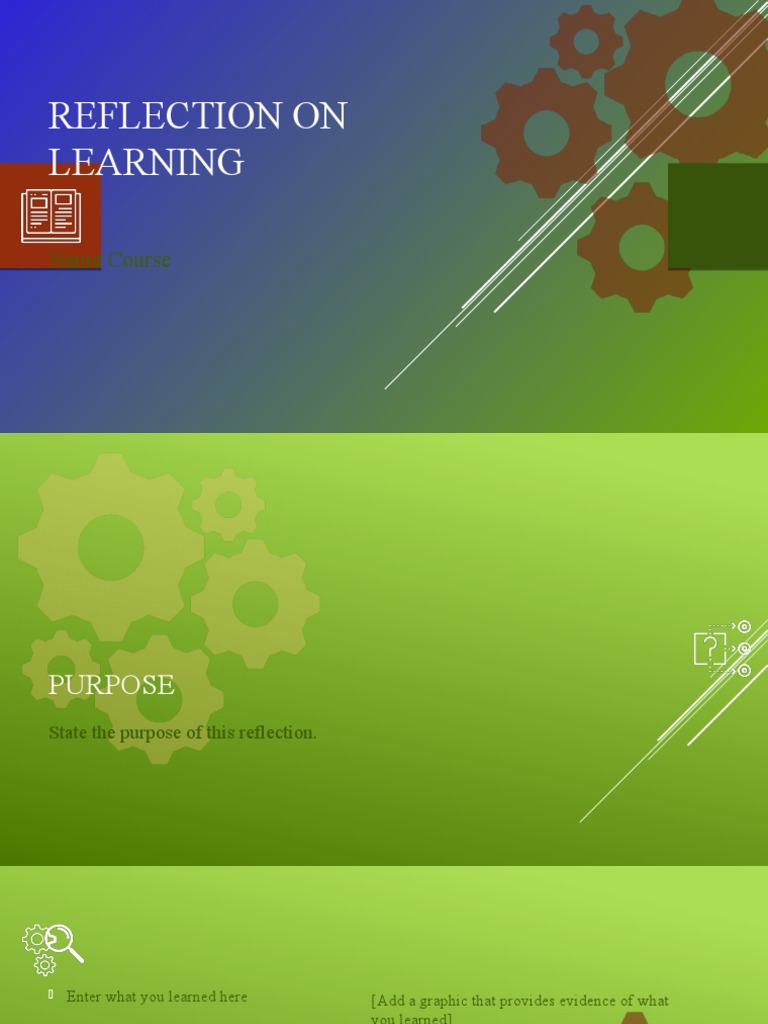 Reflection On Learning | PDF