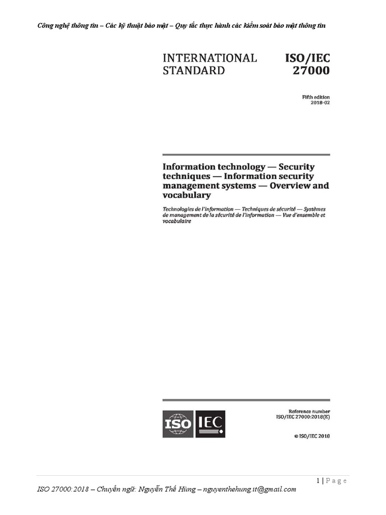 ISO 27000-2018-Vi | PDF