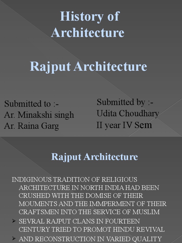 Rajput Architecture: A Brief History of Religious Architecture and ...