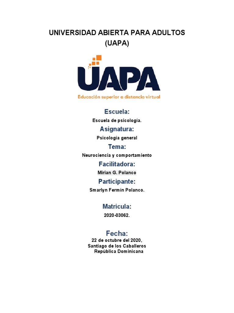 Neurociencia y Comportamiento Humano | PDF | Neurona | Sistema nervioso