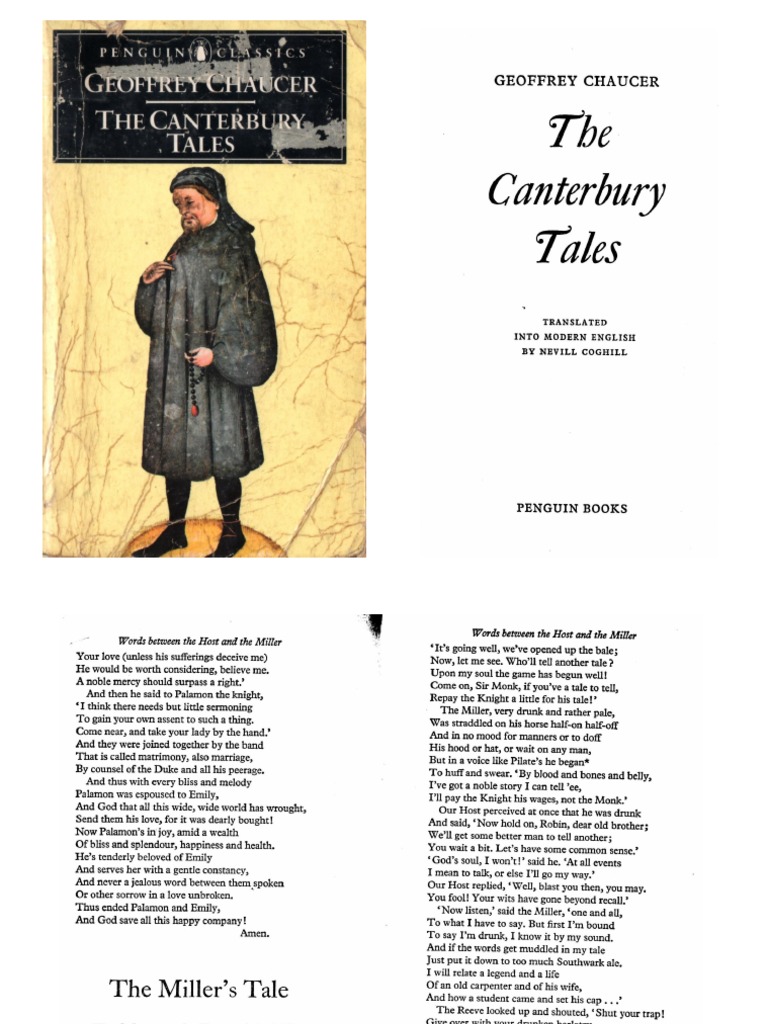 The Canterbury Tales - The Miller's Tale | PDF