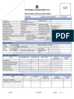 CURRICULUM VITAE Seaman Application Form | PDF | Watercraft | Ships