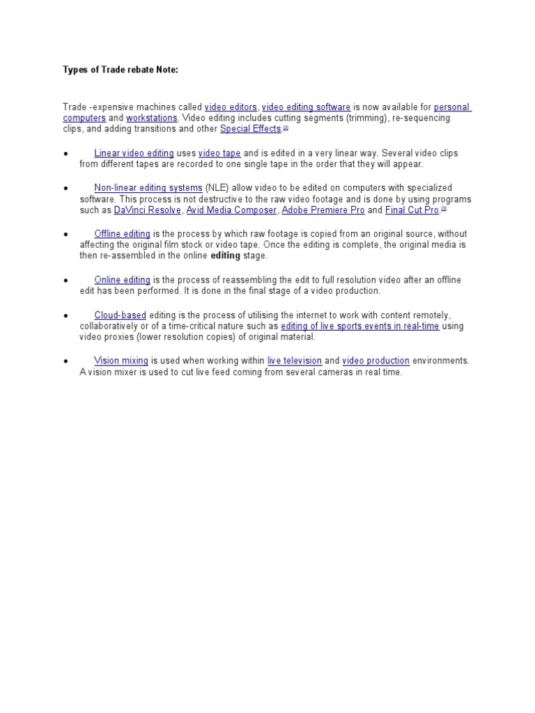 Types of Trade Note | PDF