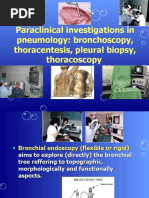 Pulmonology: Bronchoscopy Note | PDF | Pulmonology | Respiratory System