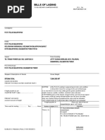 BL Congenbill 1994 | PDF | Cargo | Bill Of Lading