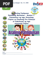 Q2 AralPan 5 - Module 1 | PDF