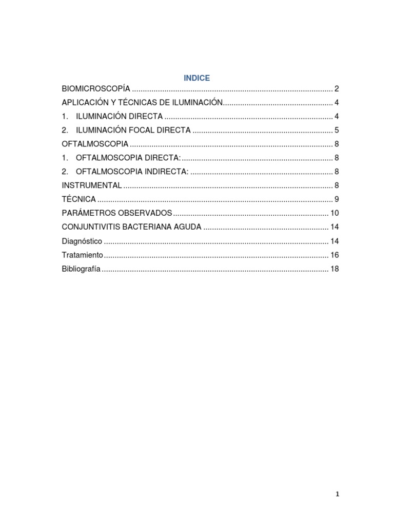 Biomicroscopía y Técnicas de Iluminación | PDF | Ojo humano | Córnea