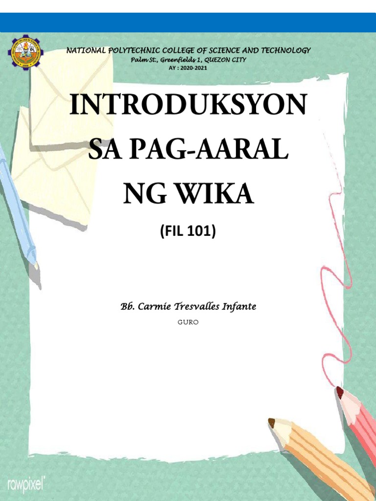 Fil 101 Komunikasyon | PDF