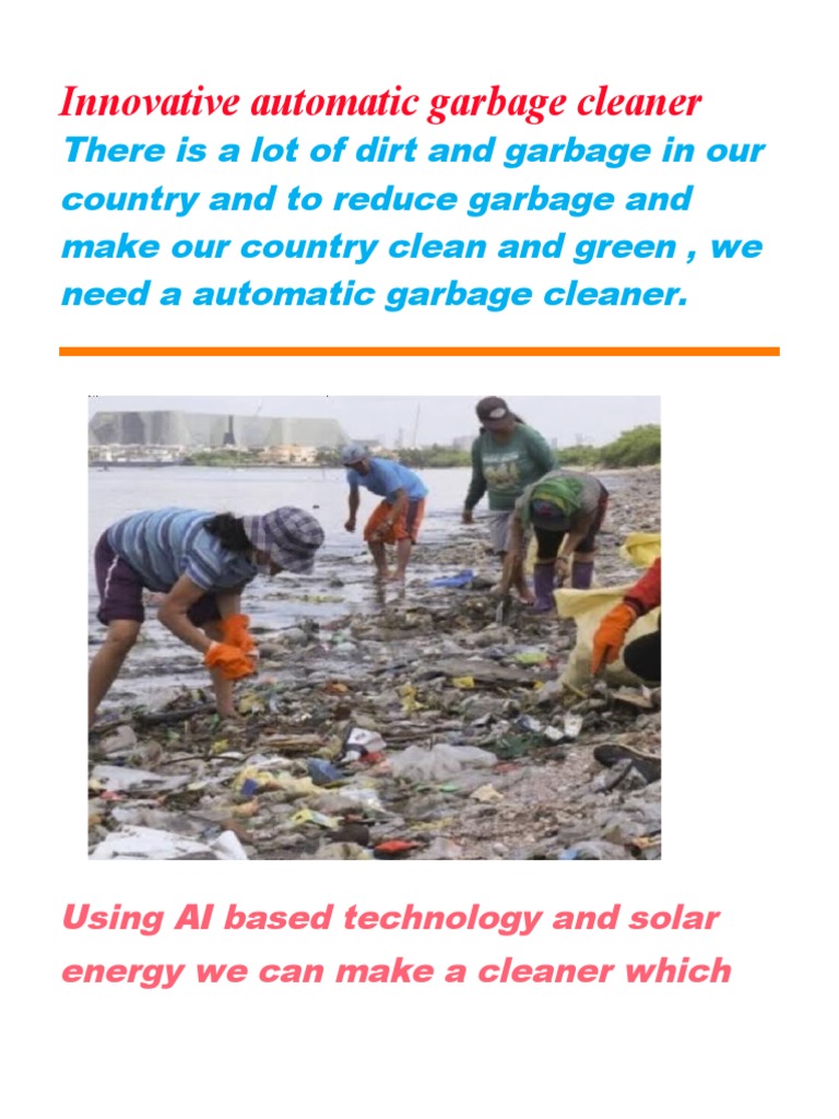 Innovative Automatic Garbage Cleaner | PDF